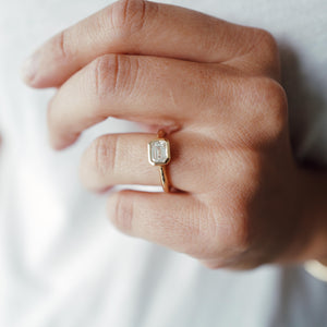 IMOGEN Gold Lab Grown Diamond Ring – Daniella Draper