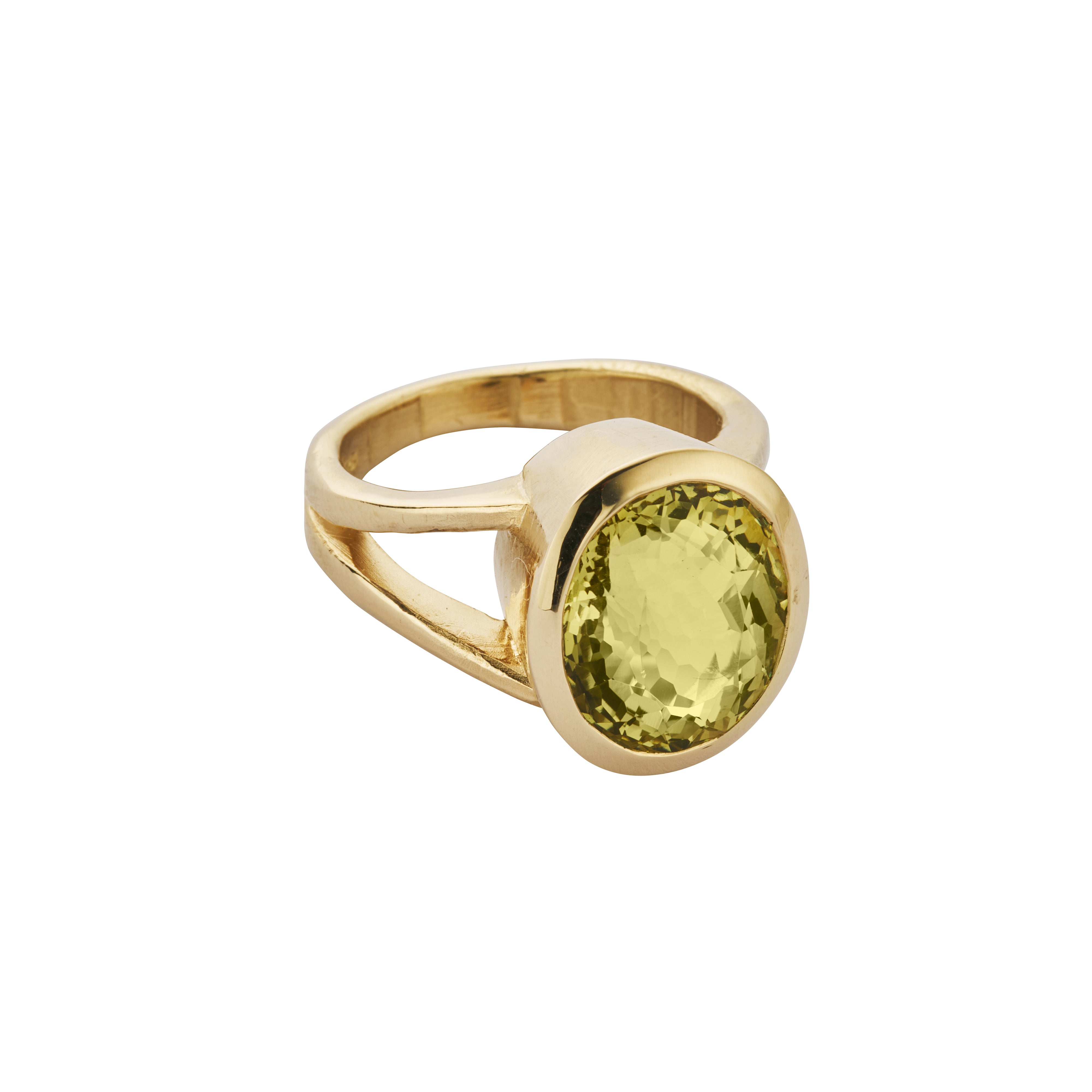 EVELINA Gold Zimbaqua Beryl Ring – Daniella Draper UK