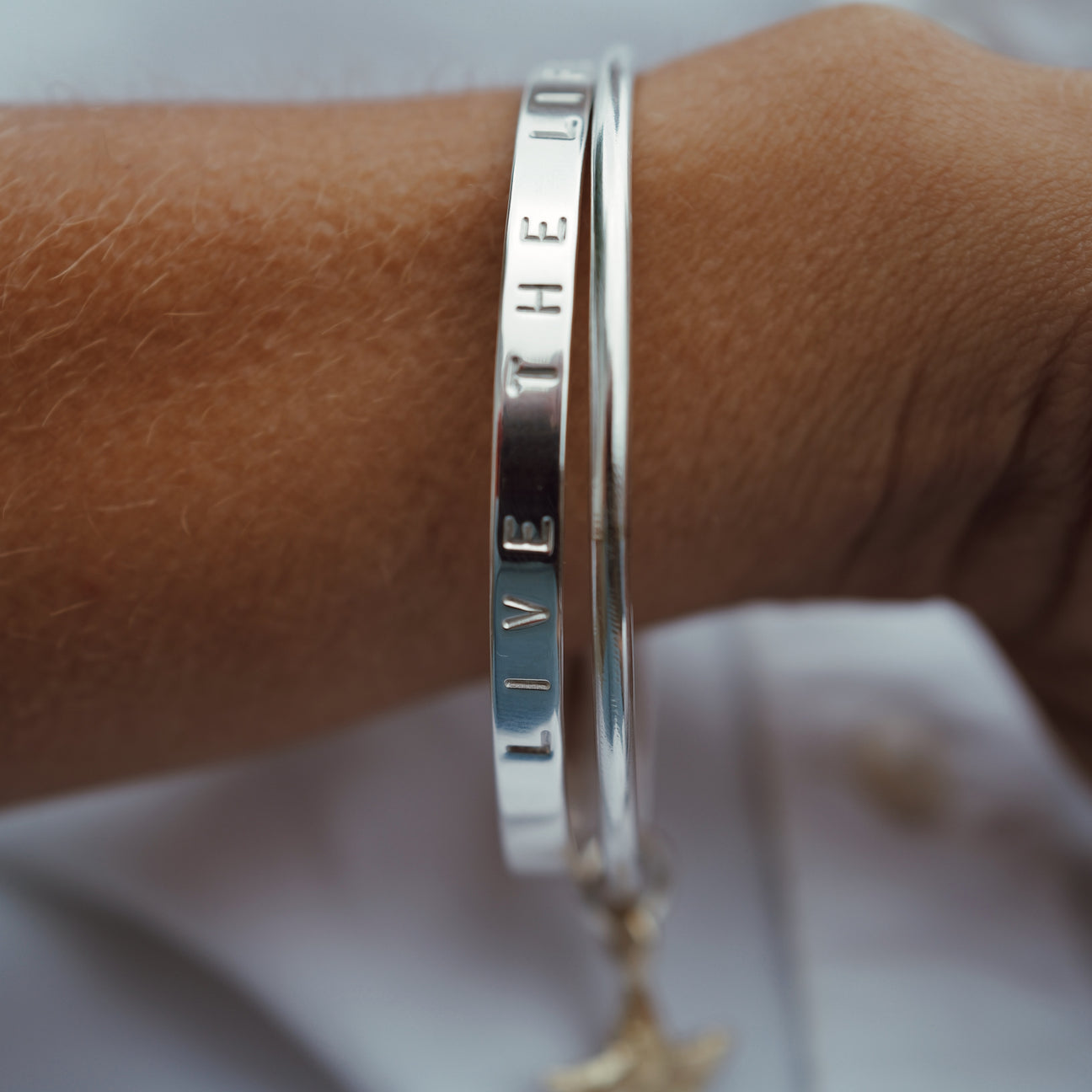 Personalised Bangles | Engraved Bangles – Daniella Draper