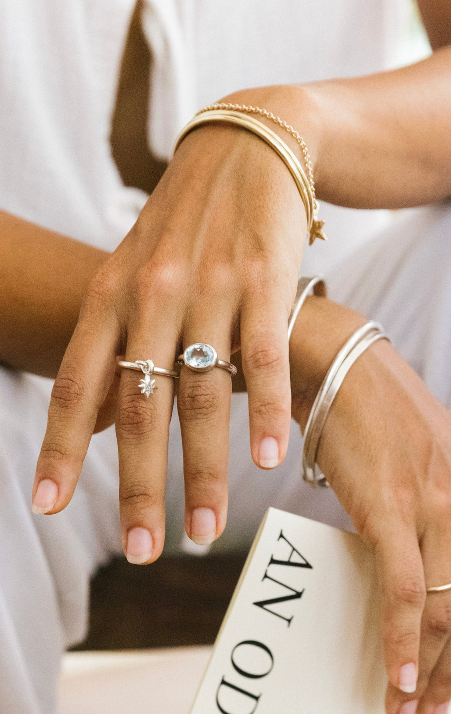 Charm Rings | Silver Falling Rings – Daniella Draper