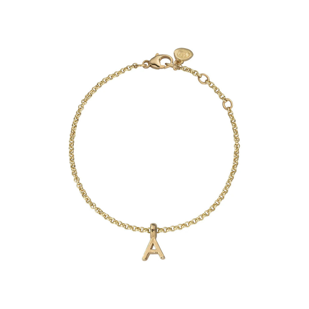 Child's Gold Fixed Alphabet Necklace – Daniella Draper
