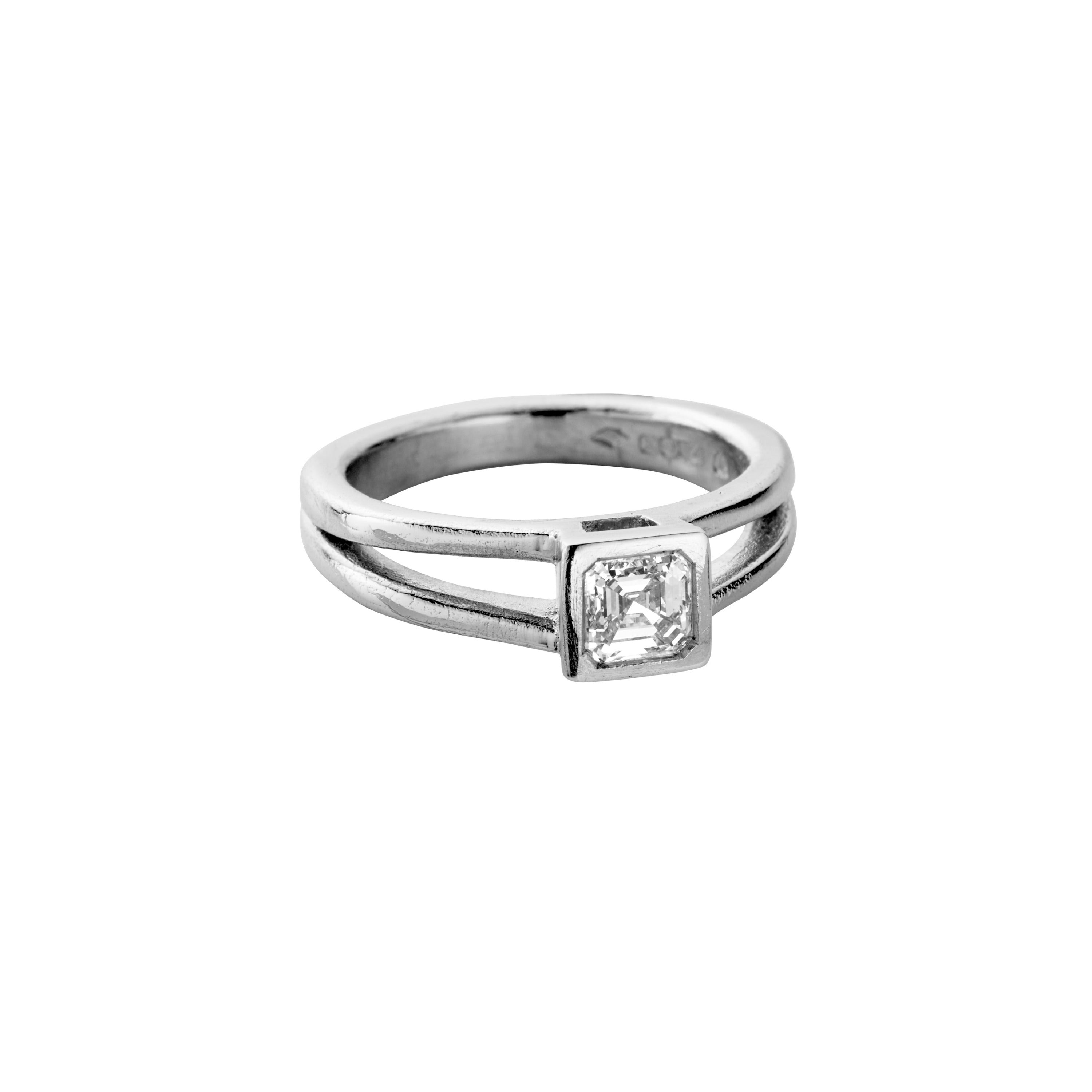 ALBA Platinum Diamond Ring – Daniella Draper
