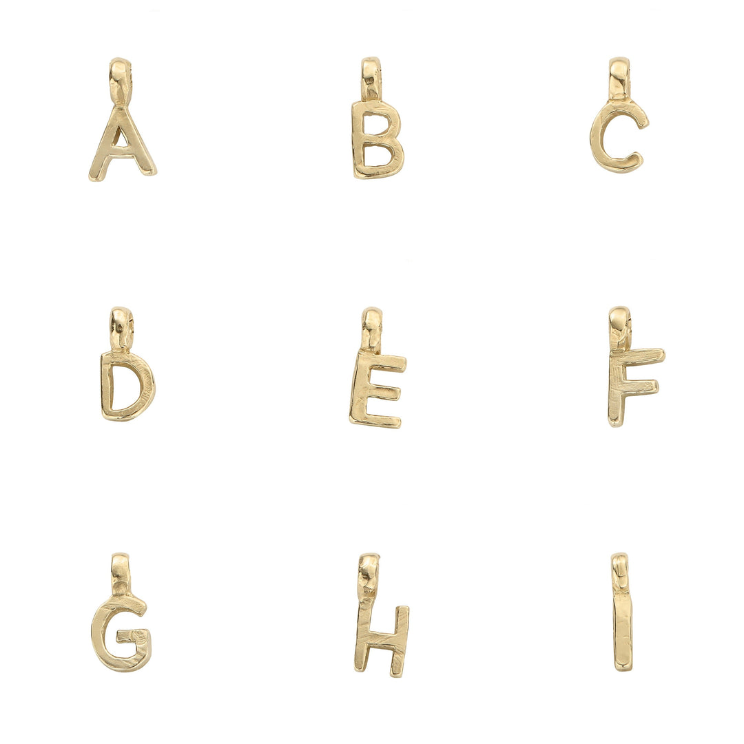 Child's Gold Fixed Alphabet Necklace – Daniella Draper