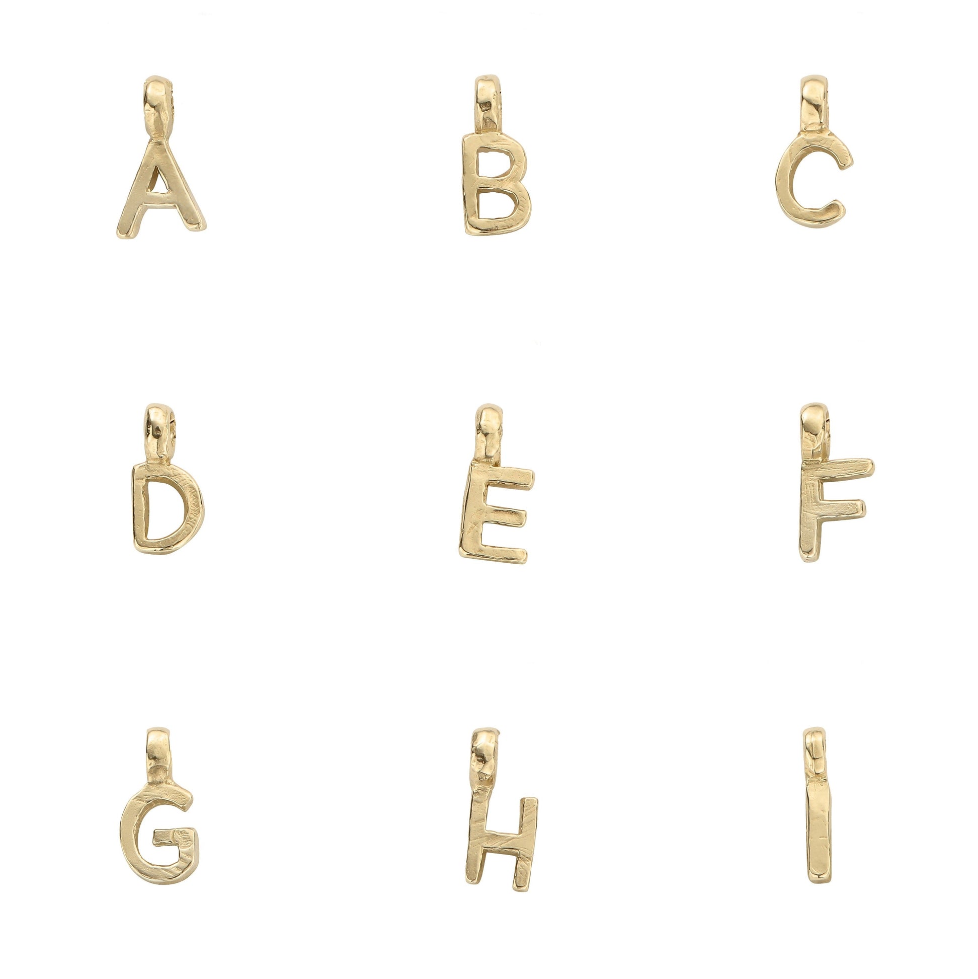 Buy the Child's Gold Fixed Alphabet Necklace from British Jewellery ...