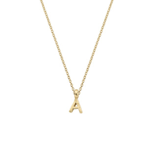 Child's Gold Mini Alphabet Necklace – Daniella Draper