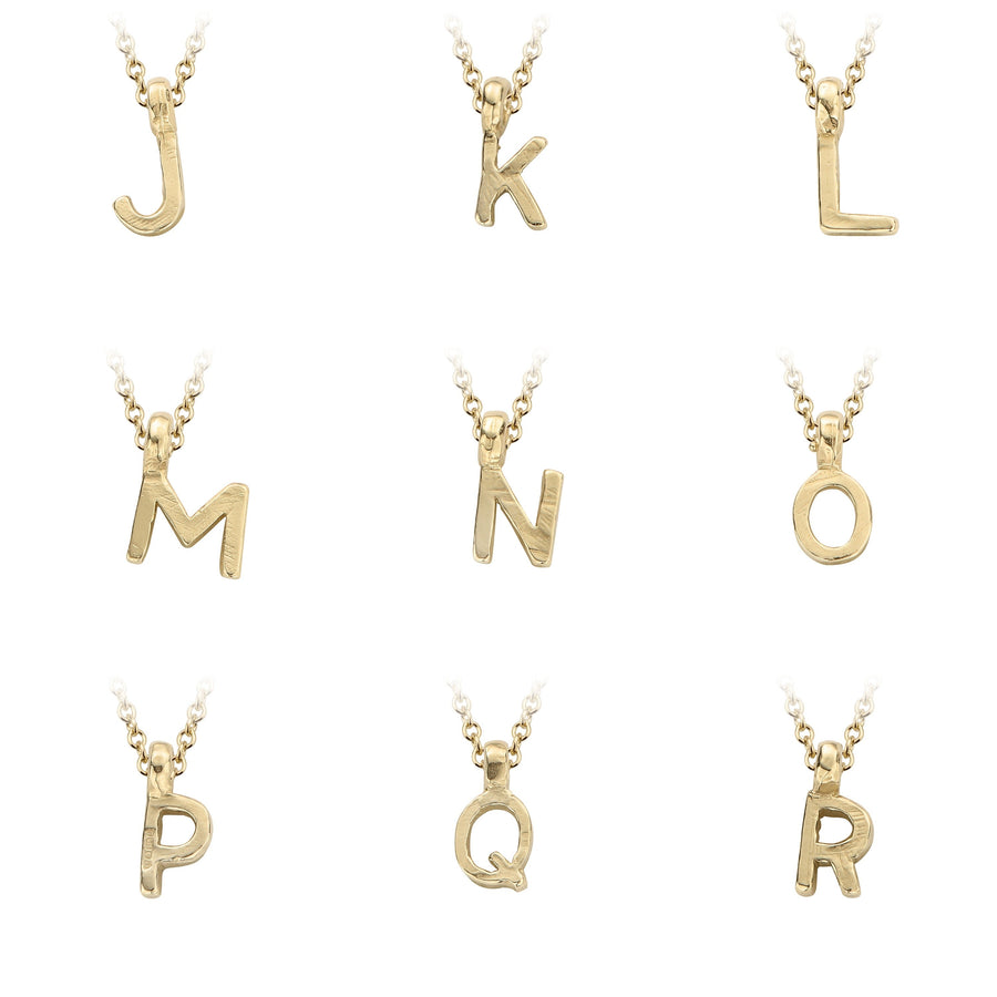 Child's Gold Mini Alphabet Necklace – Daniella Draper