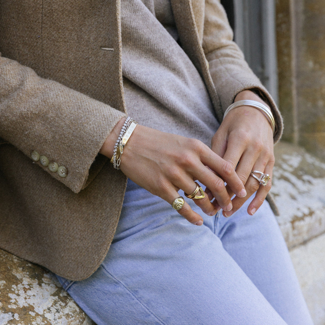 Buy the Gold Stack Ring from British Jewellery Designer Daniella Draper ...