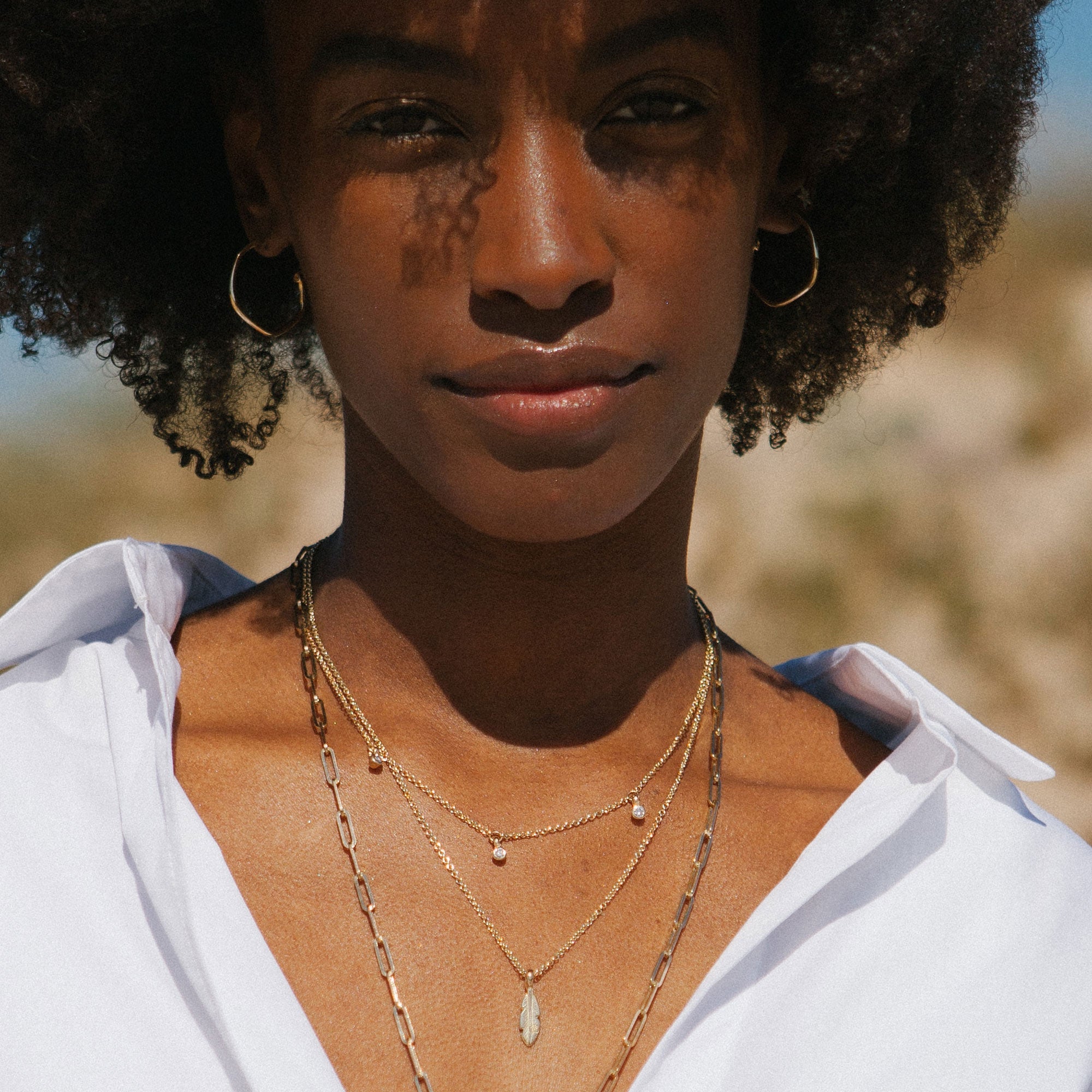 Buy the Gold Trio Diamond Necklace from British Jewellery Designer ...