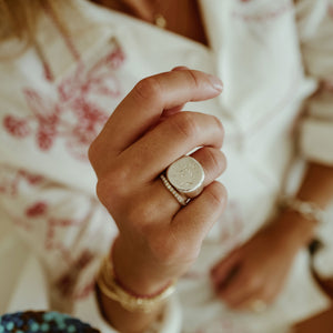 Silver Jupiter Ring – Daniella Draper