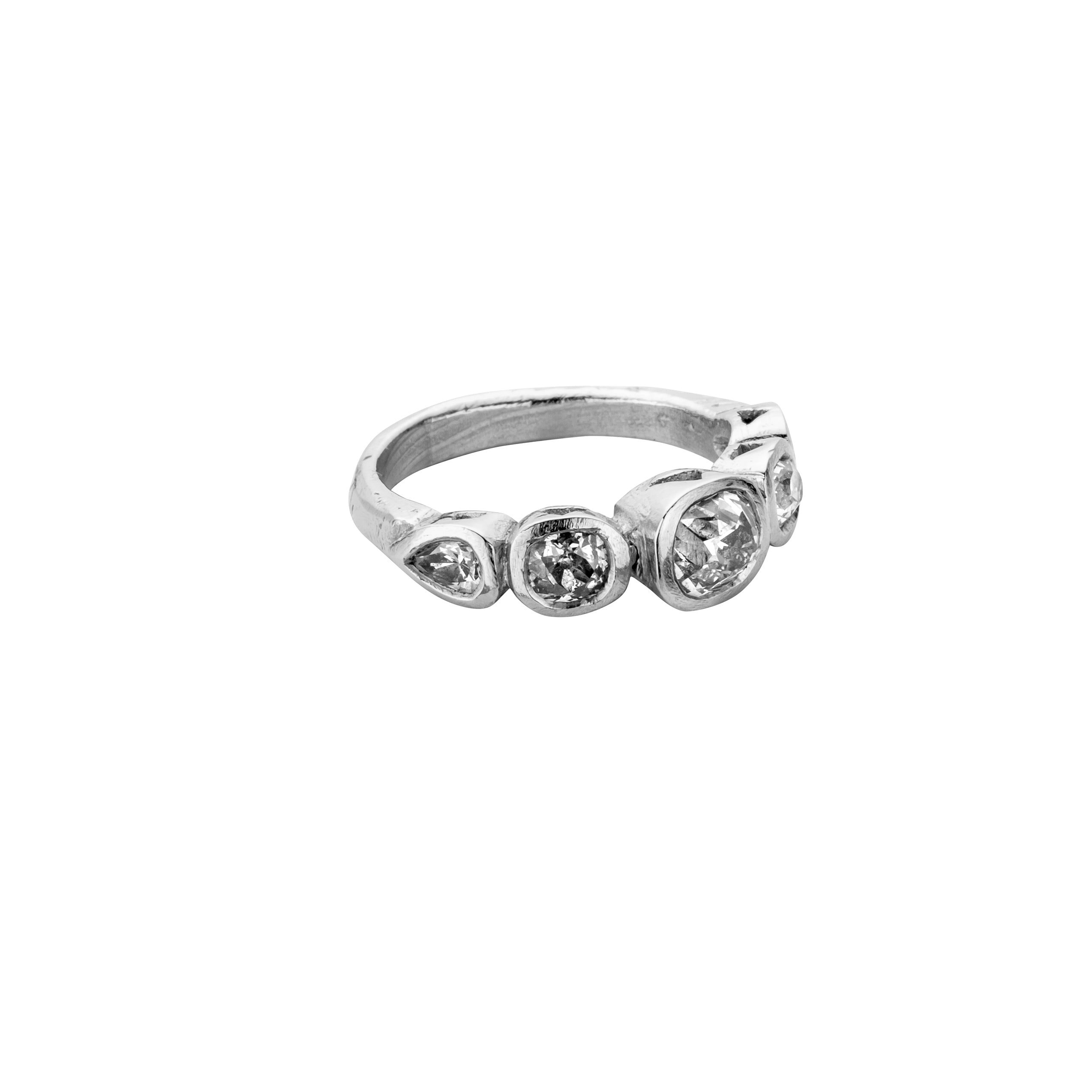 MONT BLANC Platinum Diamond Ring – Daniella Draper