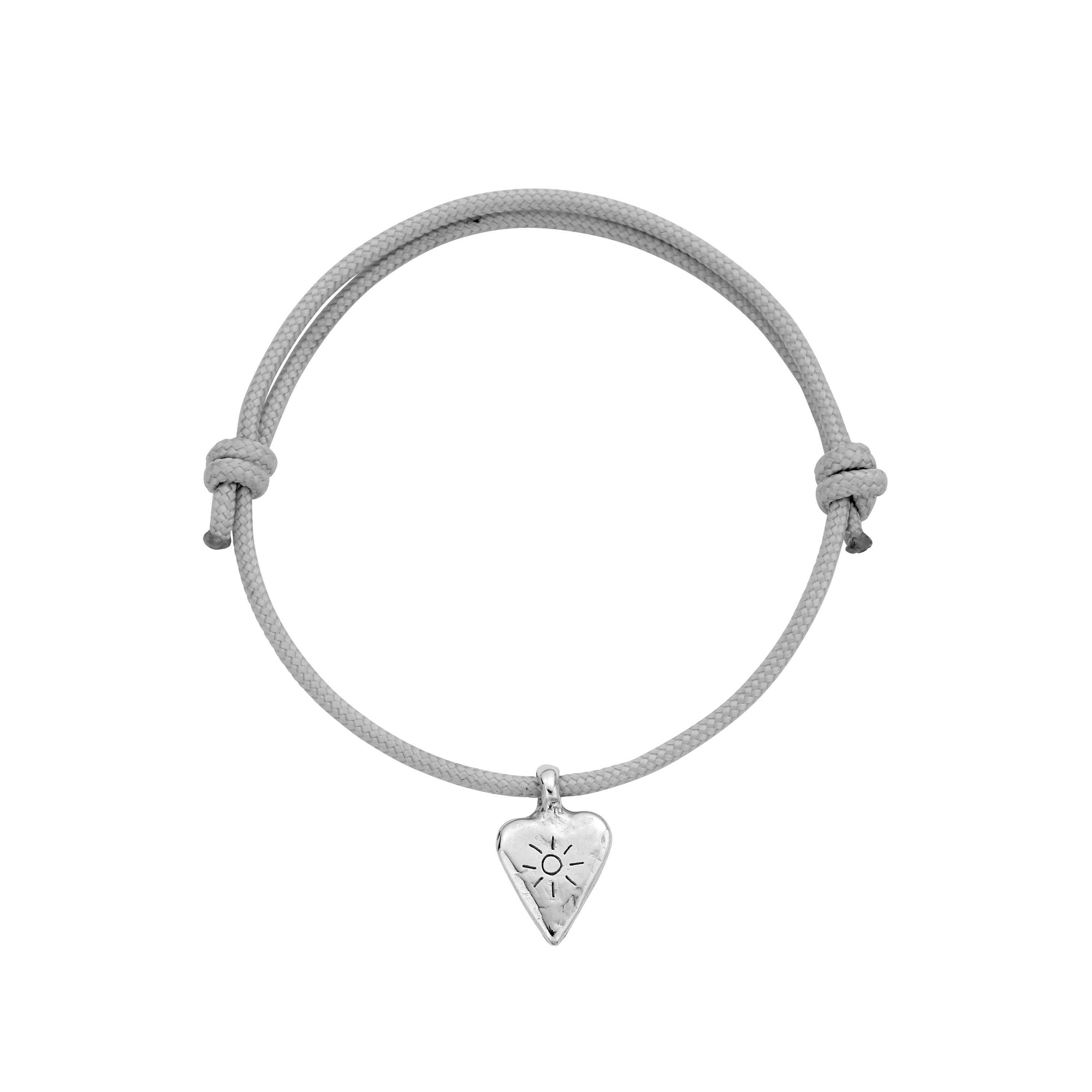 Silver Mini Heart Sailing Rope With Handwriting – Daniella Draper