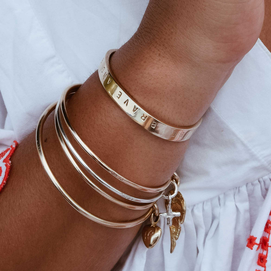 Luxury Gold Signature Bangle – Daniella Draper